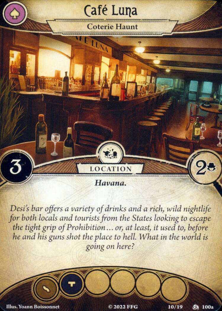 Caf Luna ArkhamDB